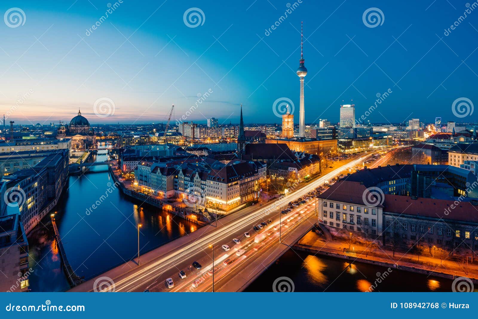 Berlin View stock photo. Image of germany, city, view - 108942768