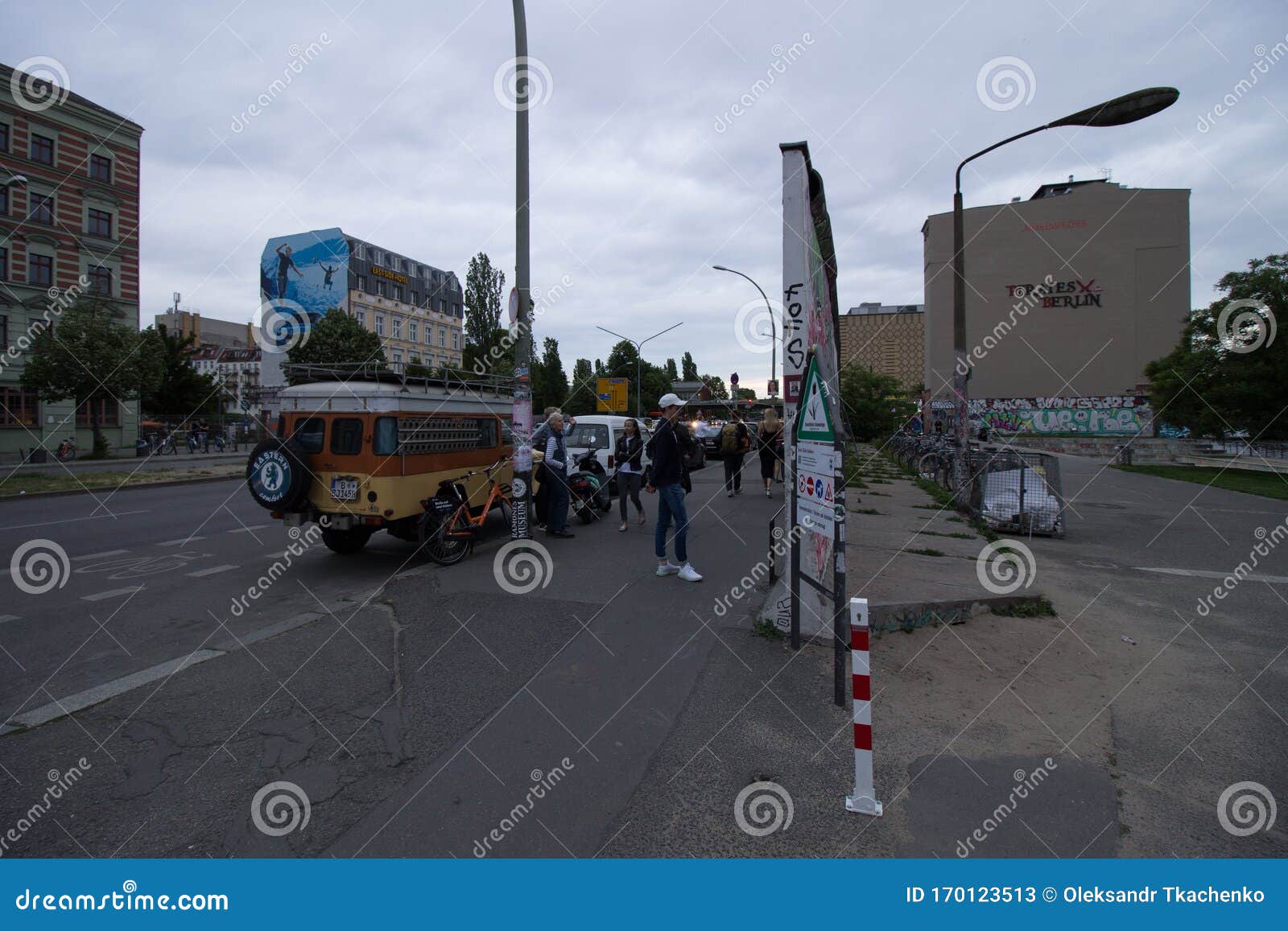Berlin Wall in Berlin, Germany Editorial Stock Photo - Image of cities ...