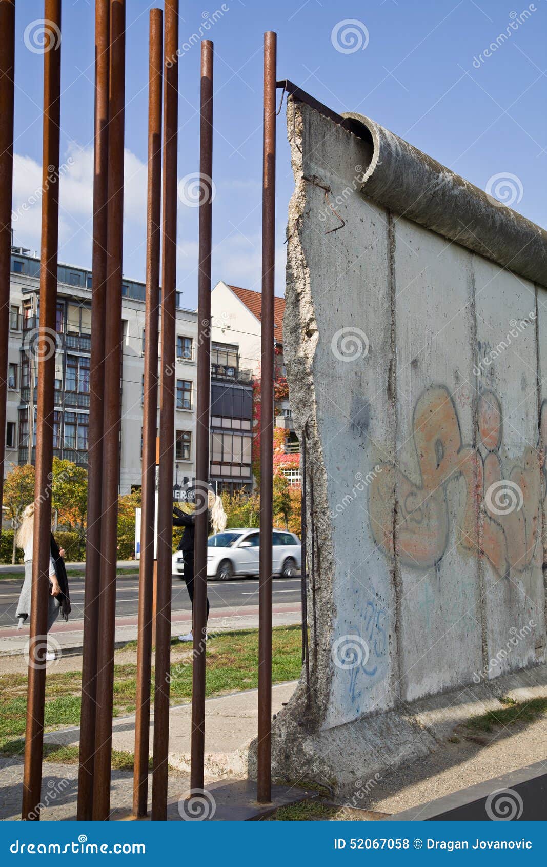Berlin Wall editorial stock photo. Image of wall, circa - 52067058