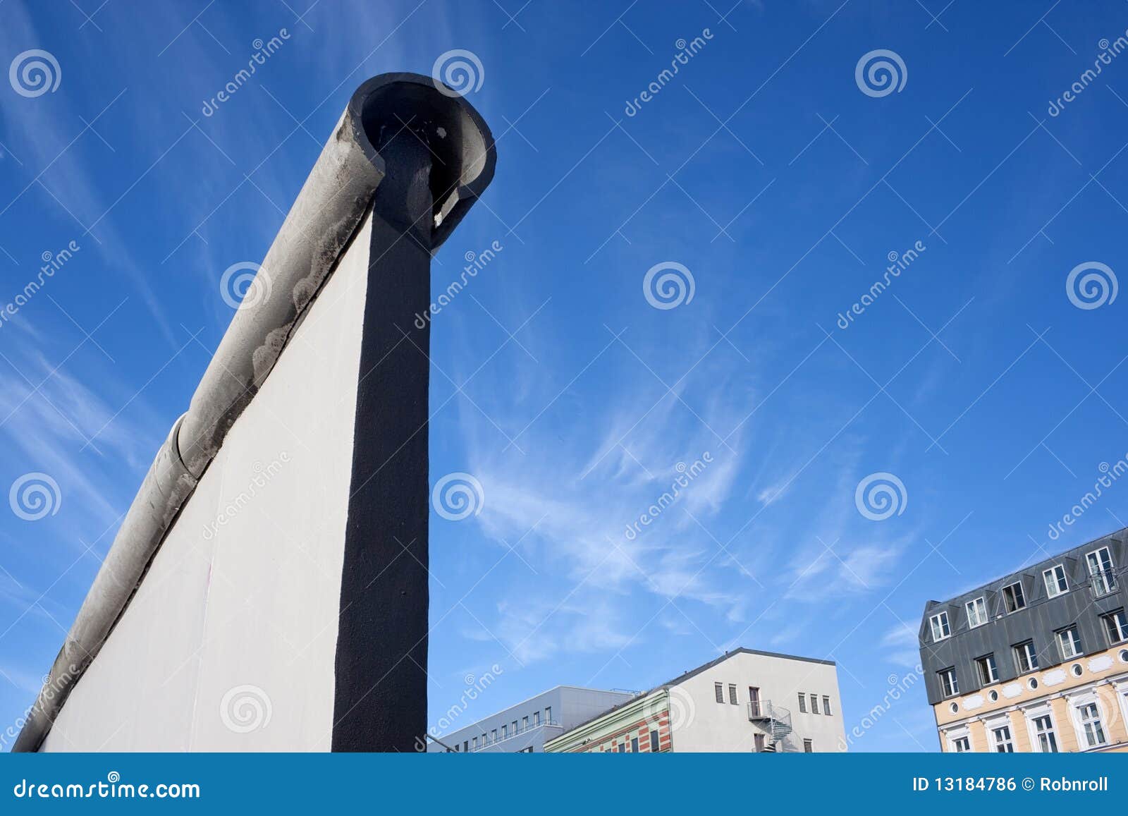 Berlin Wall, Dividing the City during the Cold War Stock Photo - Image ...