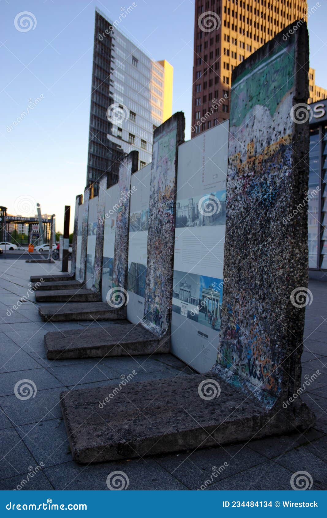 Berlin Wall Gallery in the Center of Berlin Editorial Stock Image ...