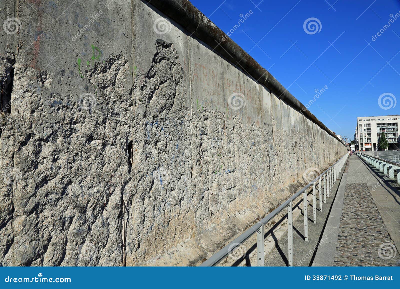 Berlin Wall stock photo. Image of construction, architecture - 33871492