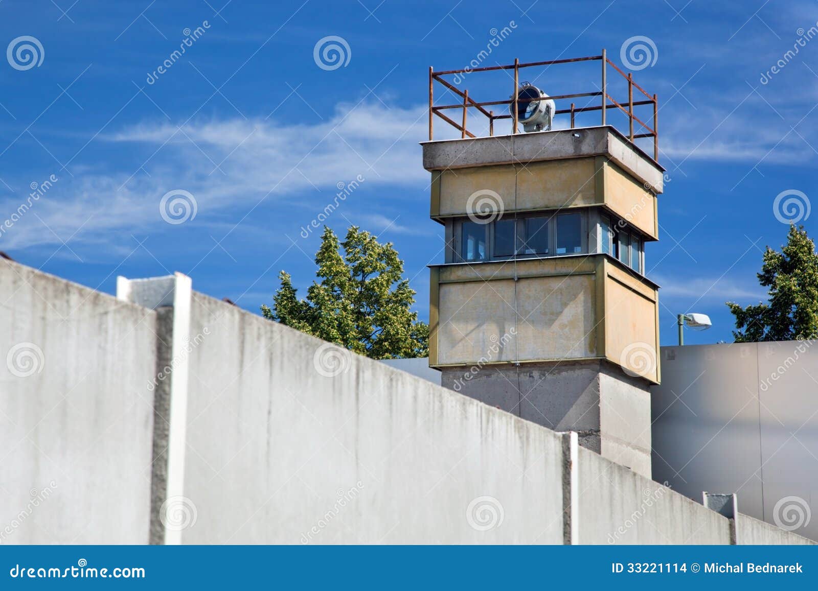 Berlin Wall Memorial, a Watchtower Editorial Stock Image - Image of ...