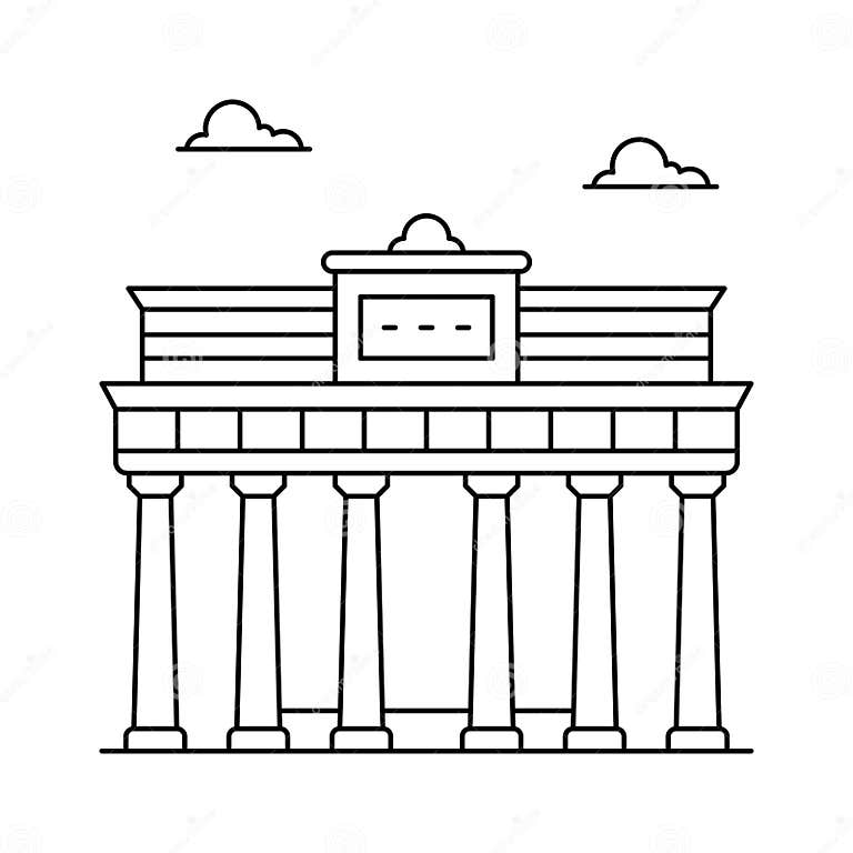 Berlin Wall stock illustration. Illustration of building - 331460478