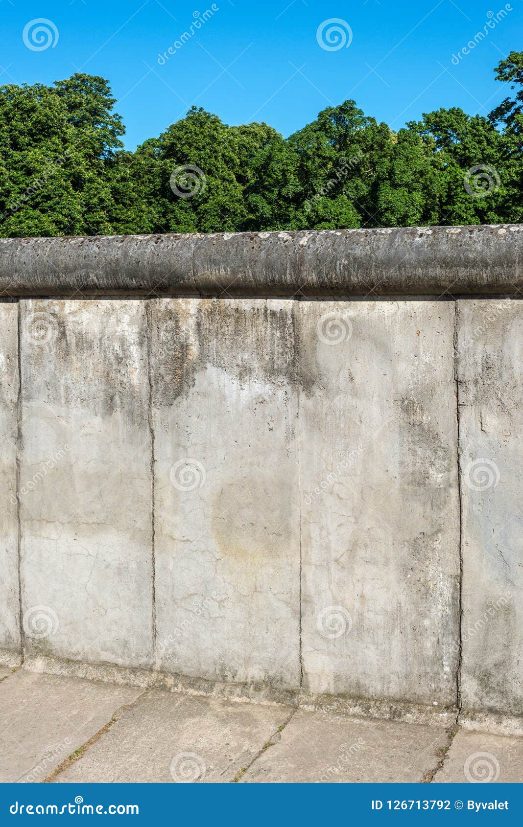 Berliner Mauer, Deutschland Stockfoto - Bild von diktatur, punkt: 126713792