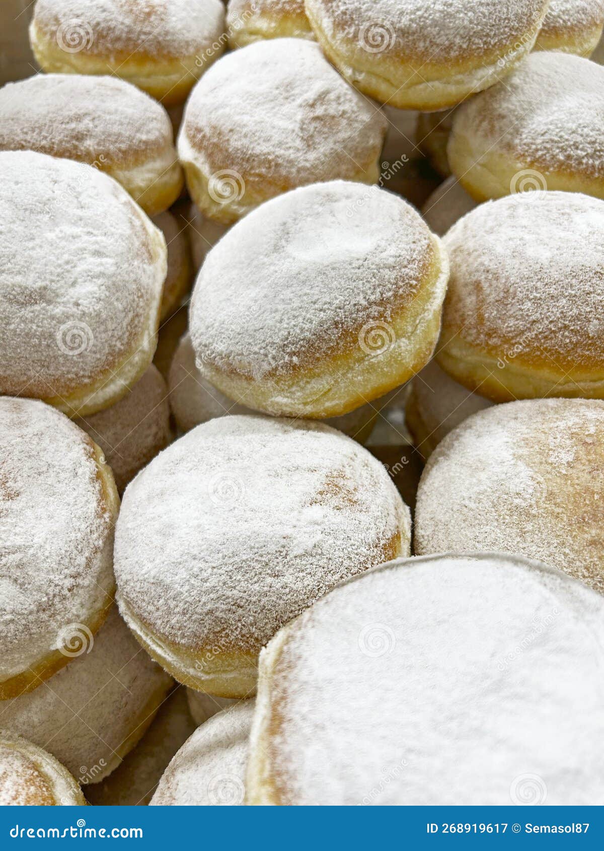 Berliners - German Donuts in a Bakery Stock Image - Image of delicious ...