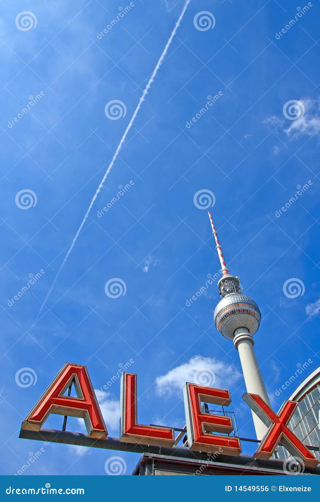 Berlins famous Alex stock photo. Image of funk, communism - 14549556