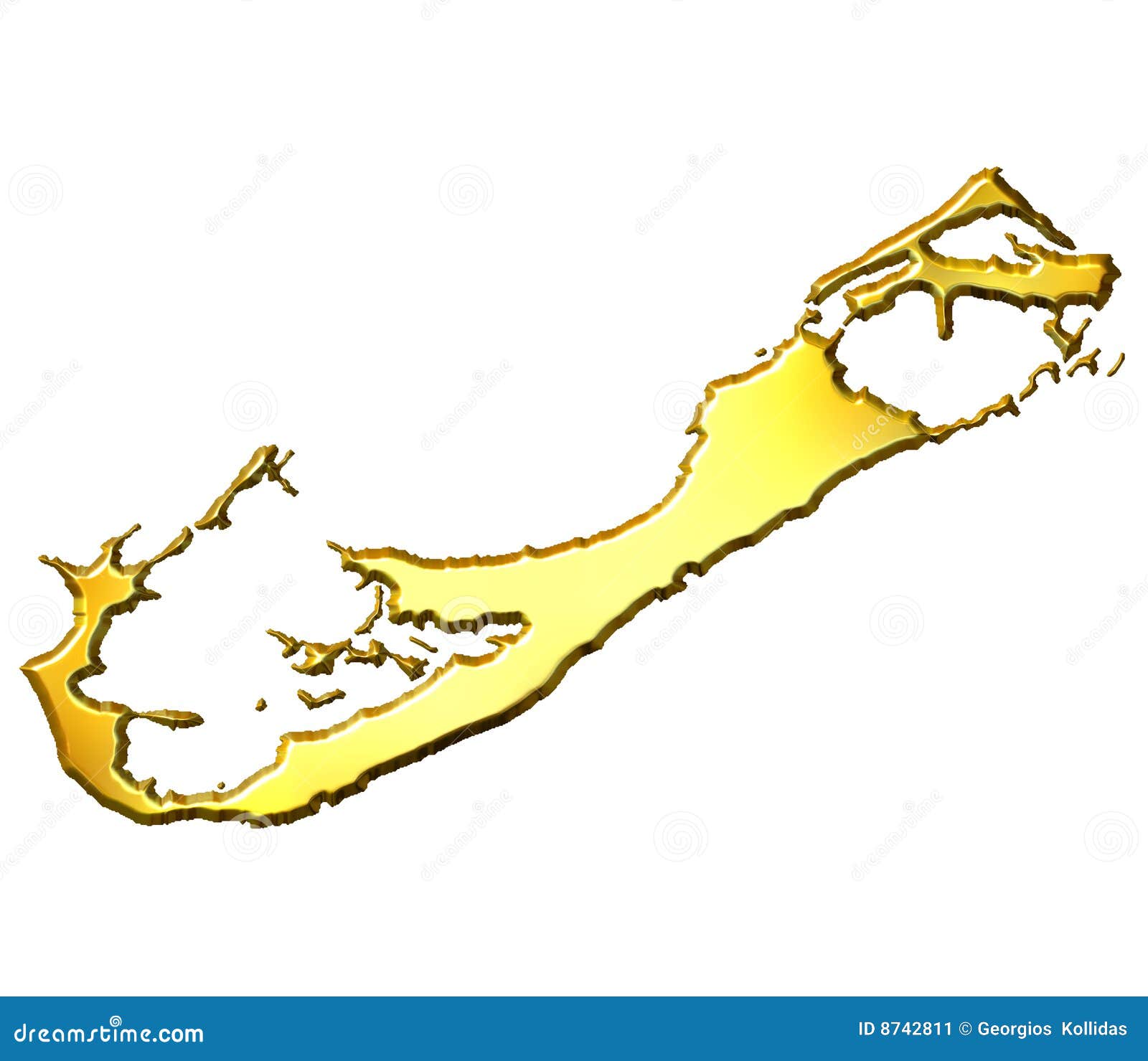 Bermuda Map. Cartoon Vector | CartoonDealer.com #191221621