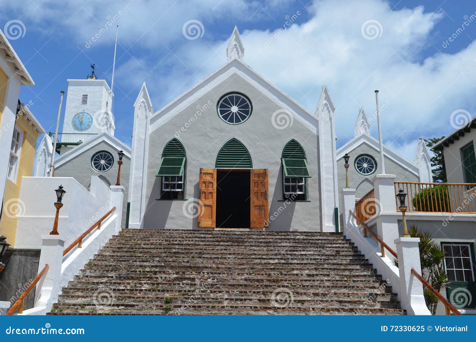 Bermudian Architecture Royalty-Free Stock Photo | CartoonDealer.com ...