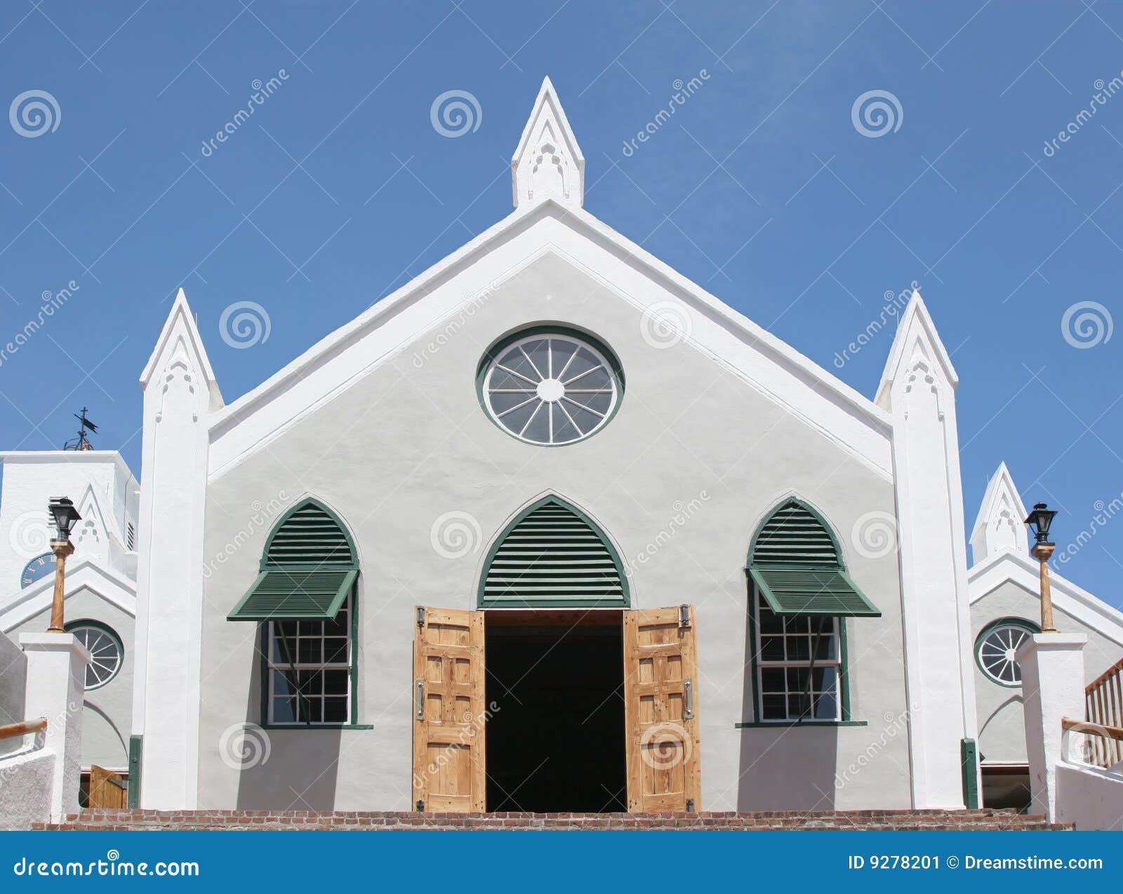 Bermuda Church stock image. Image of front, structure - 9278201