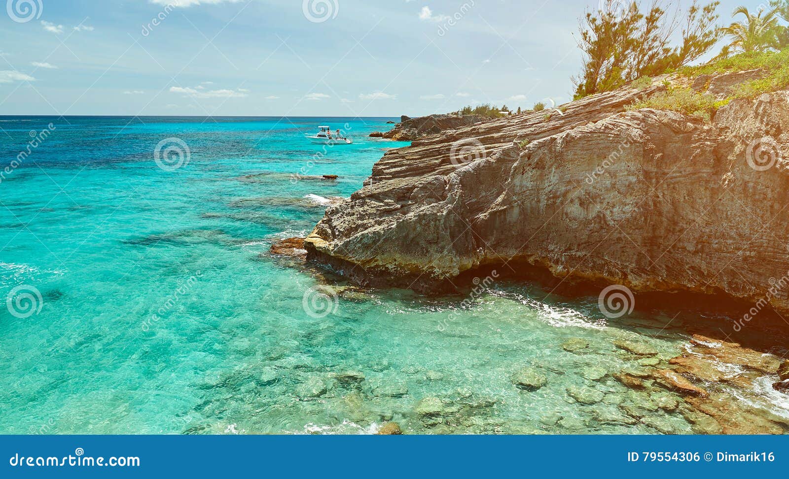 Bermuda coast line stock photo. Image of sand, bermuda - 79554306