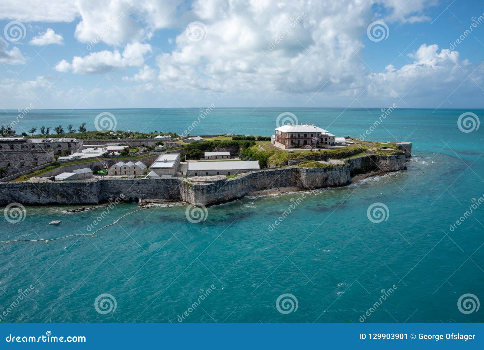 Bermuda Fortress stock image. Image of coast, landscape - 129903901