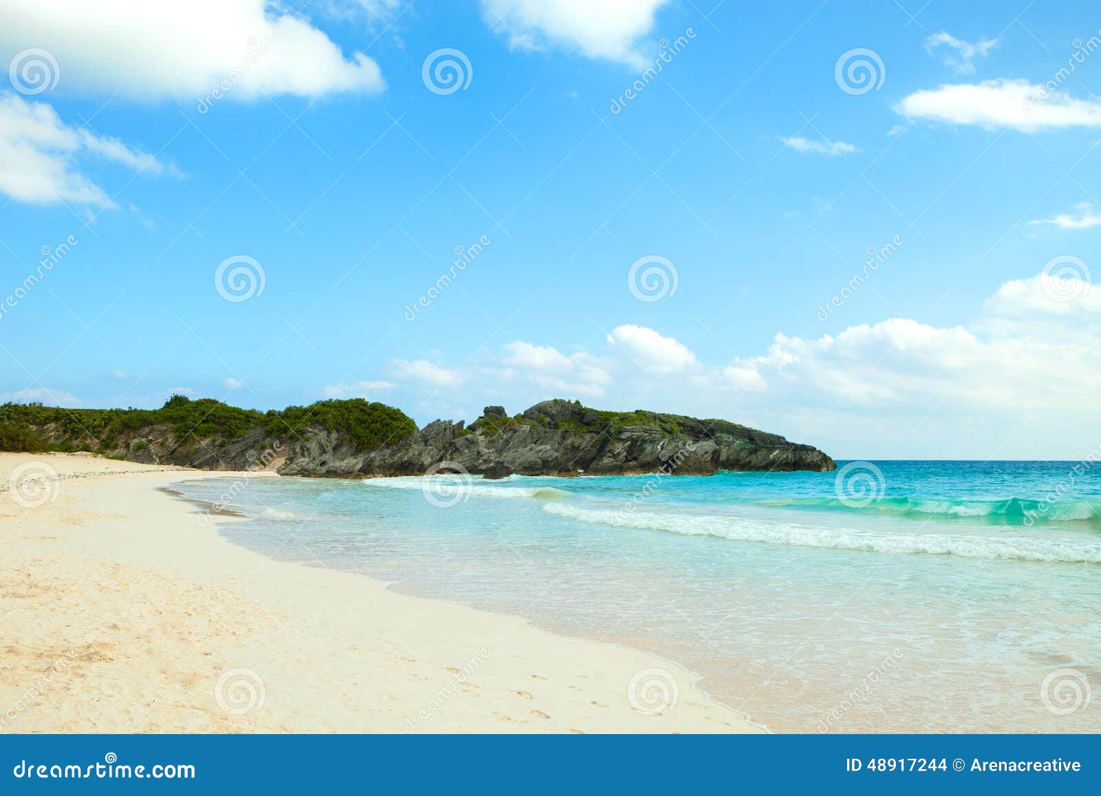 Bermuda Horseshoe Bay Beach Stock Photo - Image of cove, coastline ...