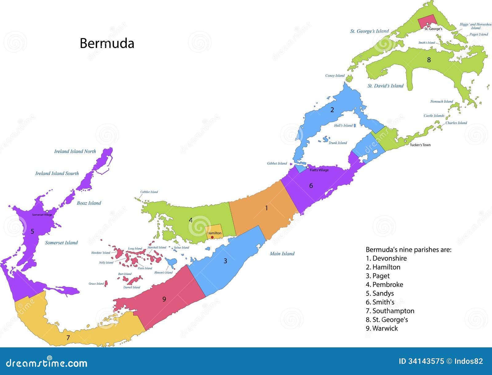 Bermuda Karte | creactie