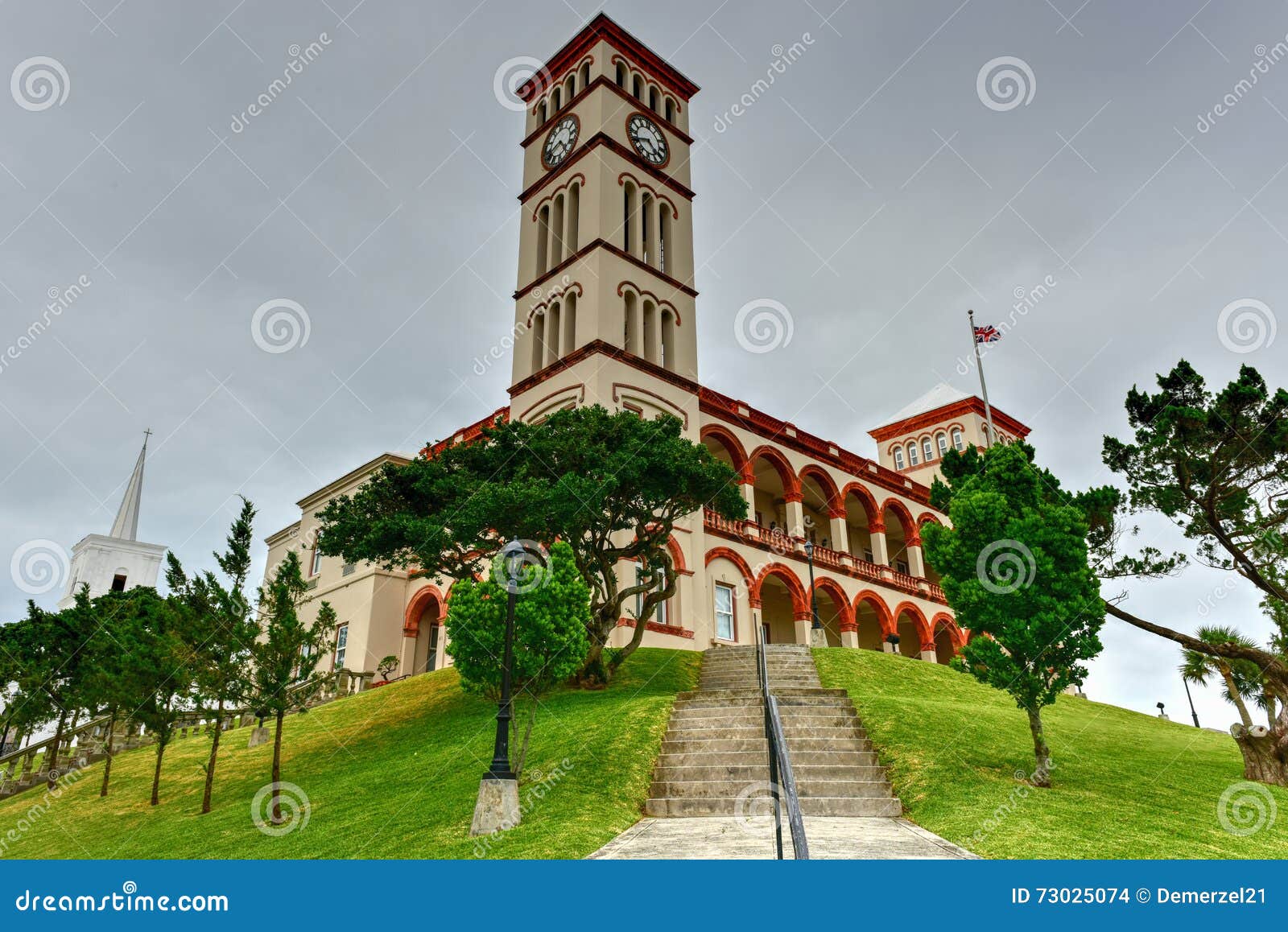 Bermuda Parliament stock photo. Image of historic, parliament - 73025074