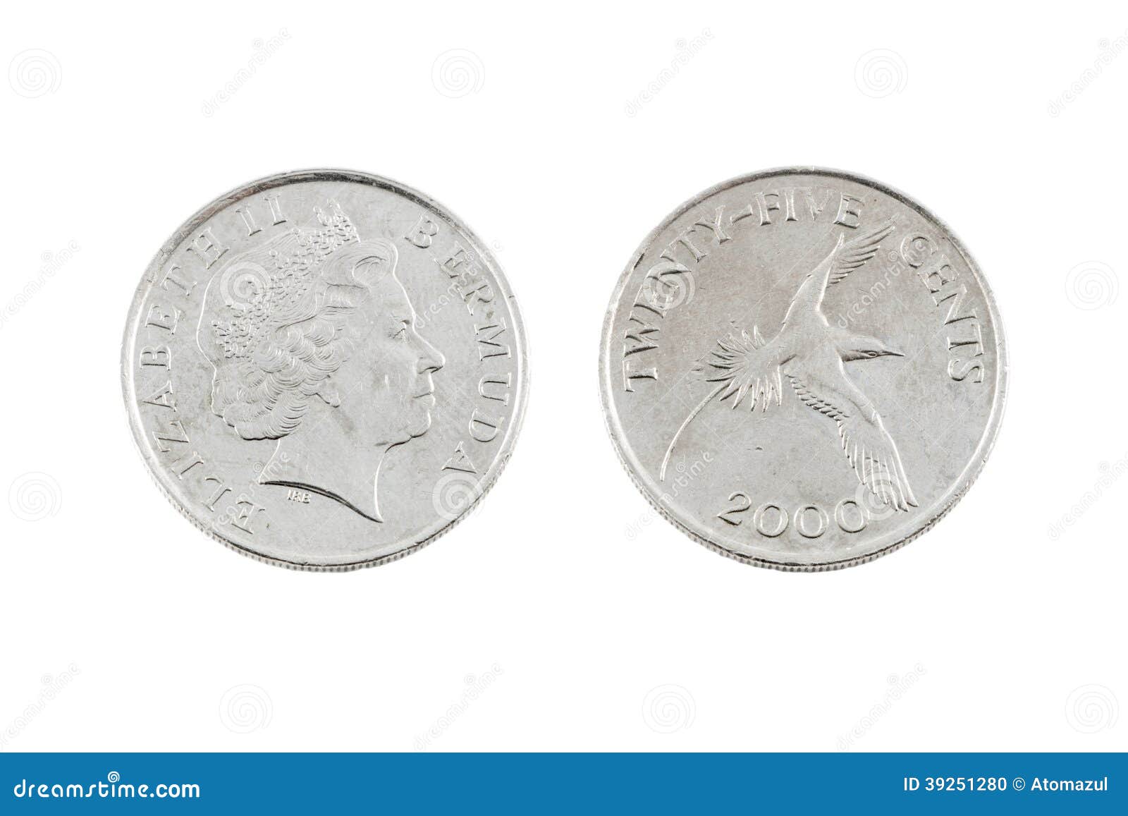 Bermuda Quarter editorial image. Image of isolated, 2000 - 39251280