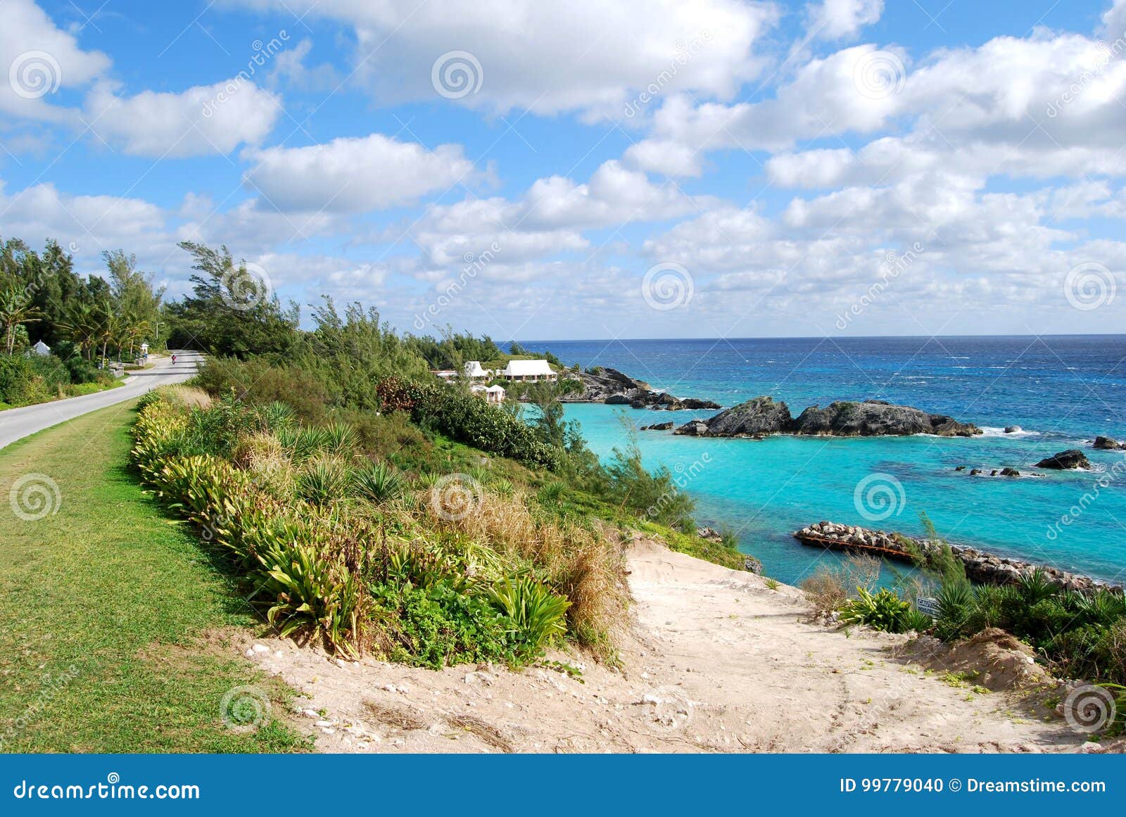 Bermuda Rocks stock photo. Image of coast, ocean, seashore - 99779040