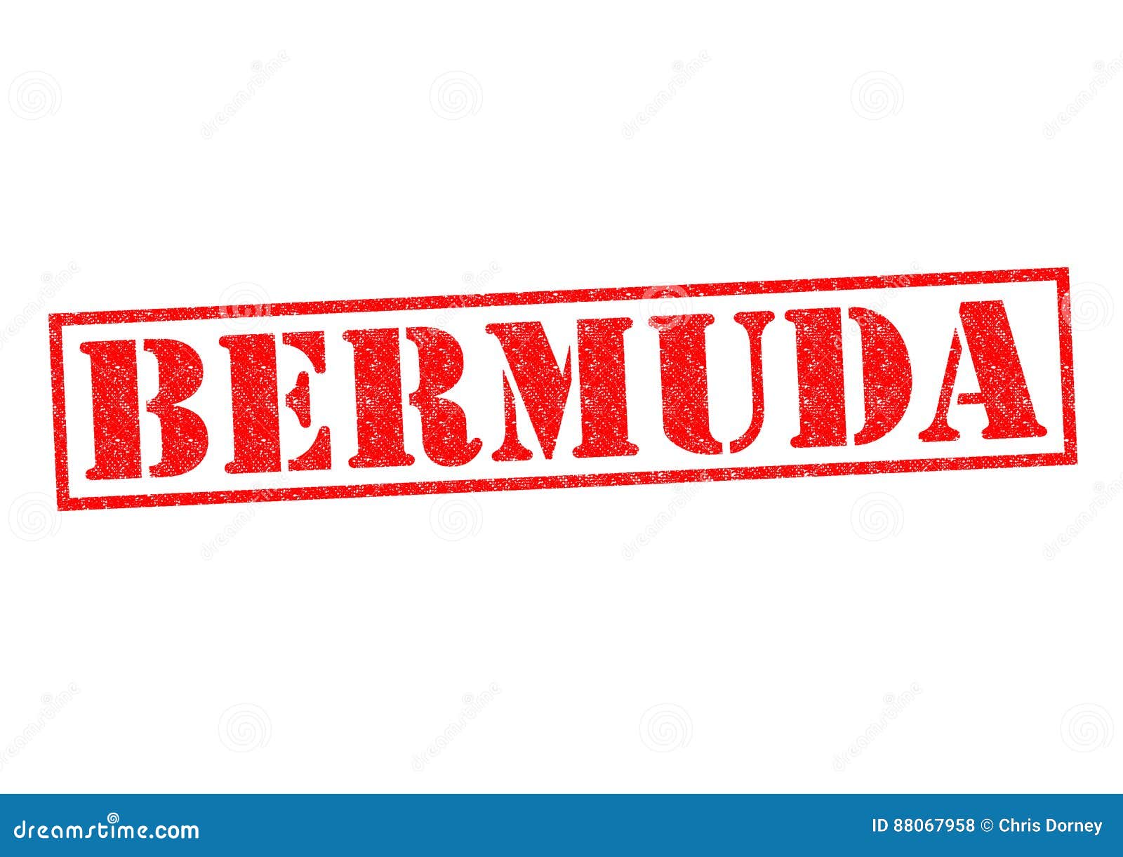 Bermuda Visa Document Close Up. Passport Visa On Bermuda Flag. Bermuda ...