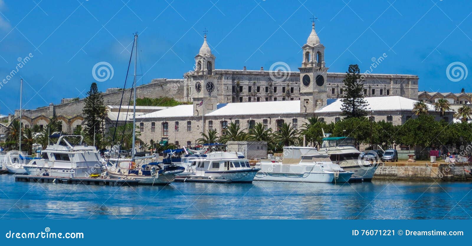 Bermuda S Royal Naval Dockyard Stock Image - Image of ocean, famous ...