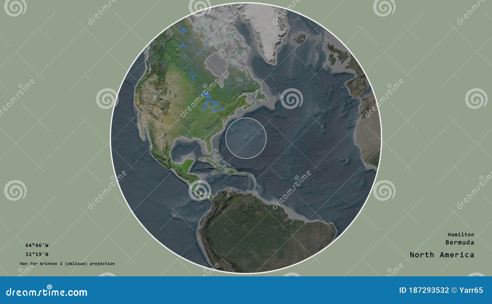 Bermuda - Satellite. Localized Stock Illustration - Illustration of satellite, bumped: 187293532
