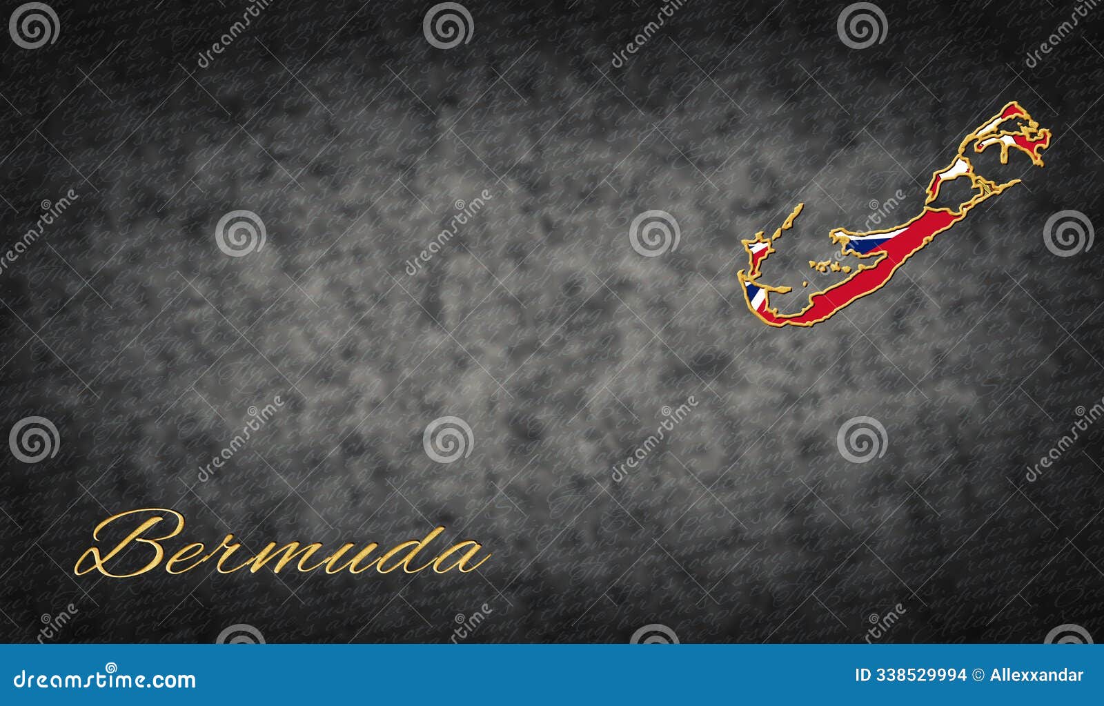 Bermuda Symbols, Map of Bermuda Stock Photo - Image of nature, atlantic ...