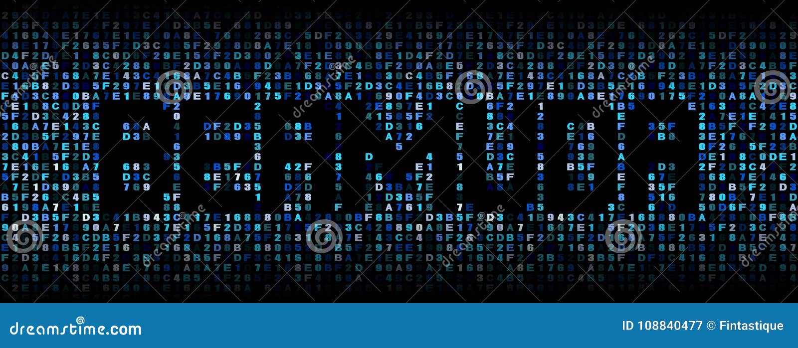 Bermuda Text on Hex Code Illustration Stock Illustration - Illustration ...