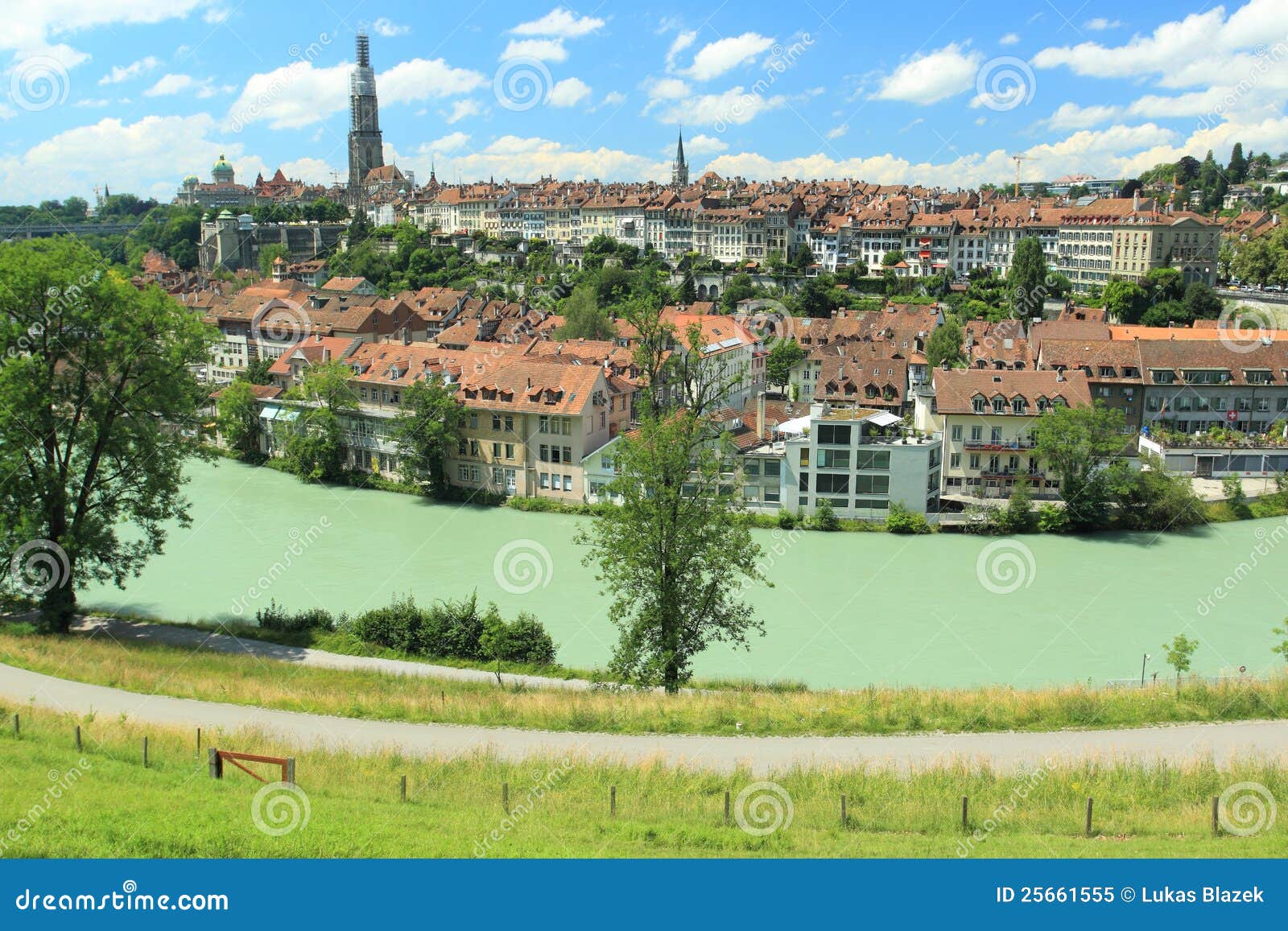 Bern stock image. Image of bern, aare, building, tree - 25661555