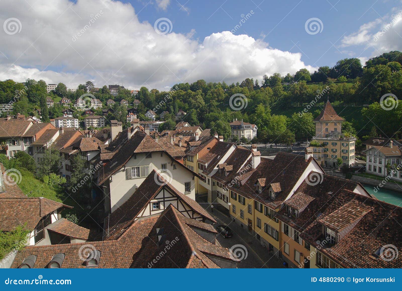 Bern stock photo. Image of architecture, landscape, historic - 4880290