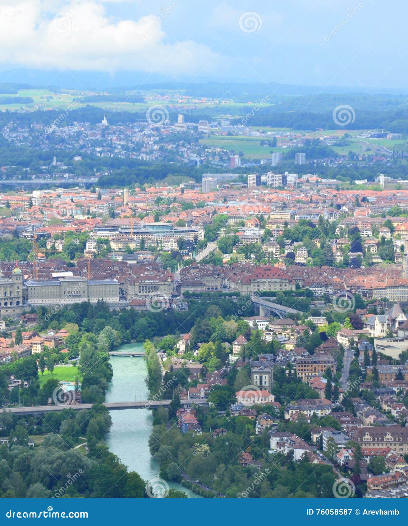 Bern Bird Eye View, Switzerland. Stock Image - Image of grass, holiday ... Bern Bird Eye View, Switzerland. Stock Image - Image of grass, holiday ...
