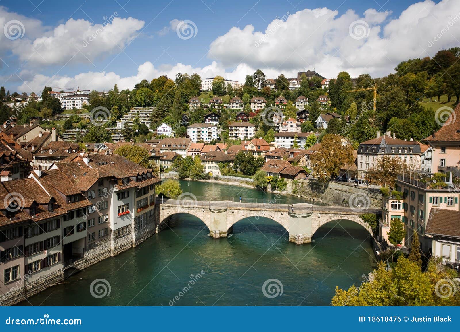 Bern, Switzerland stock photo. Image of blue, aare, family - 18618476