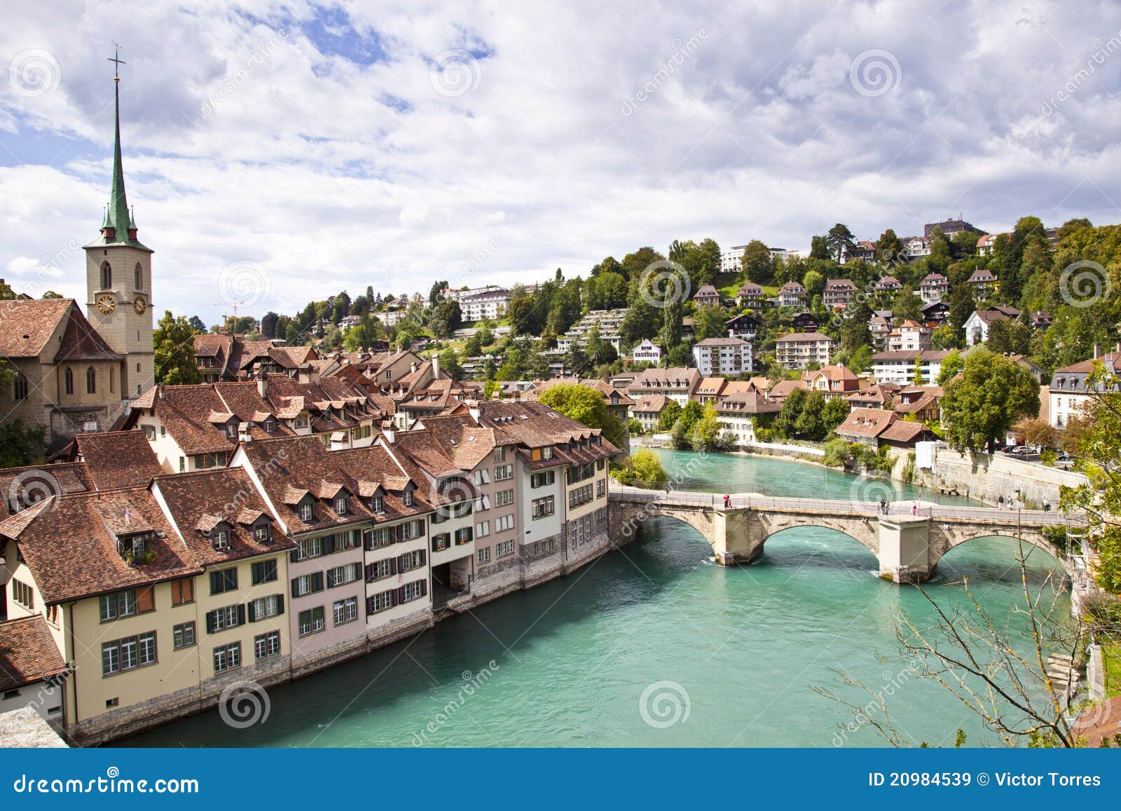 Bern, Switzerland stock image. Image of cityscape, rooftops - 20984539