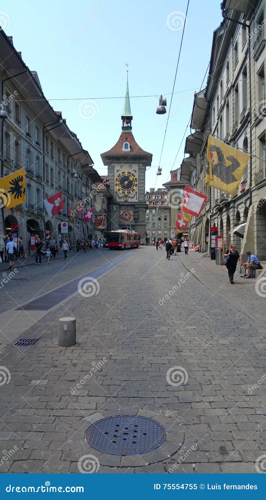 Bern Switzerland Suisse Famous Road Editorial Image - Image of famous ...