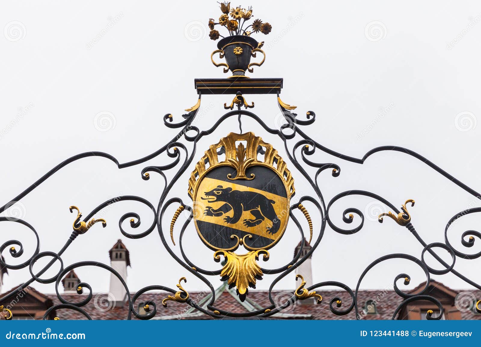 Bern-Wappen, die Schweiz redaktionelles stockfoto. Bild von schweizer ...