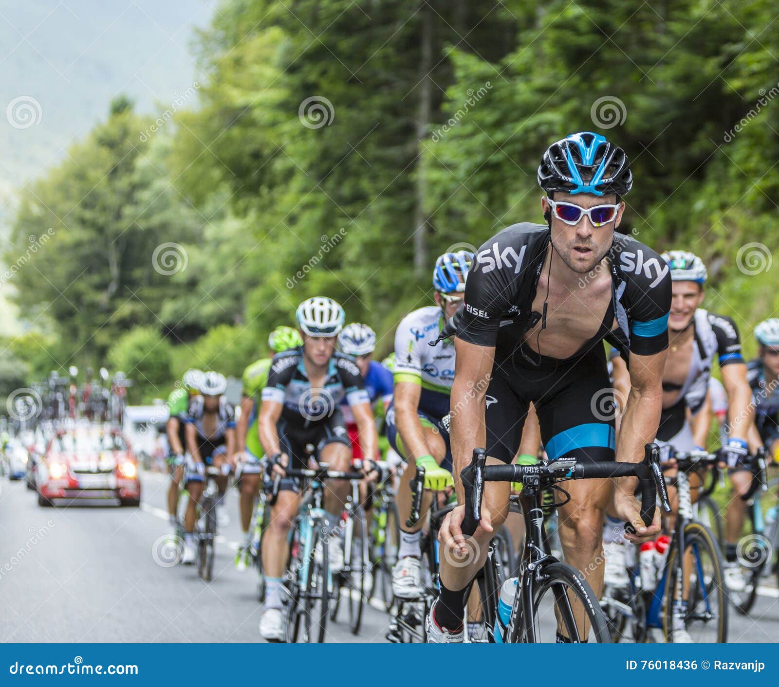 Bernhard Eisel Sur Col Du Tourmalet - Tour De France 2014 Photo ...