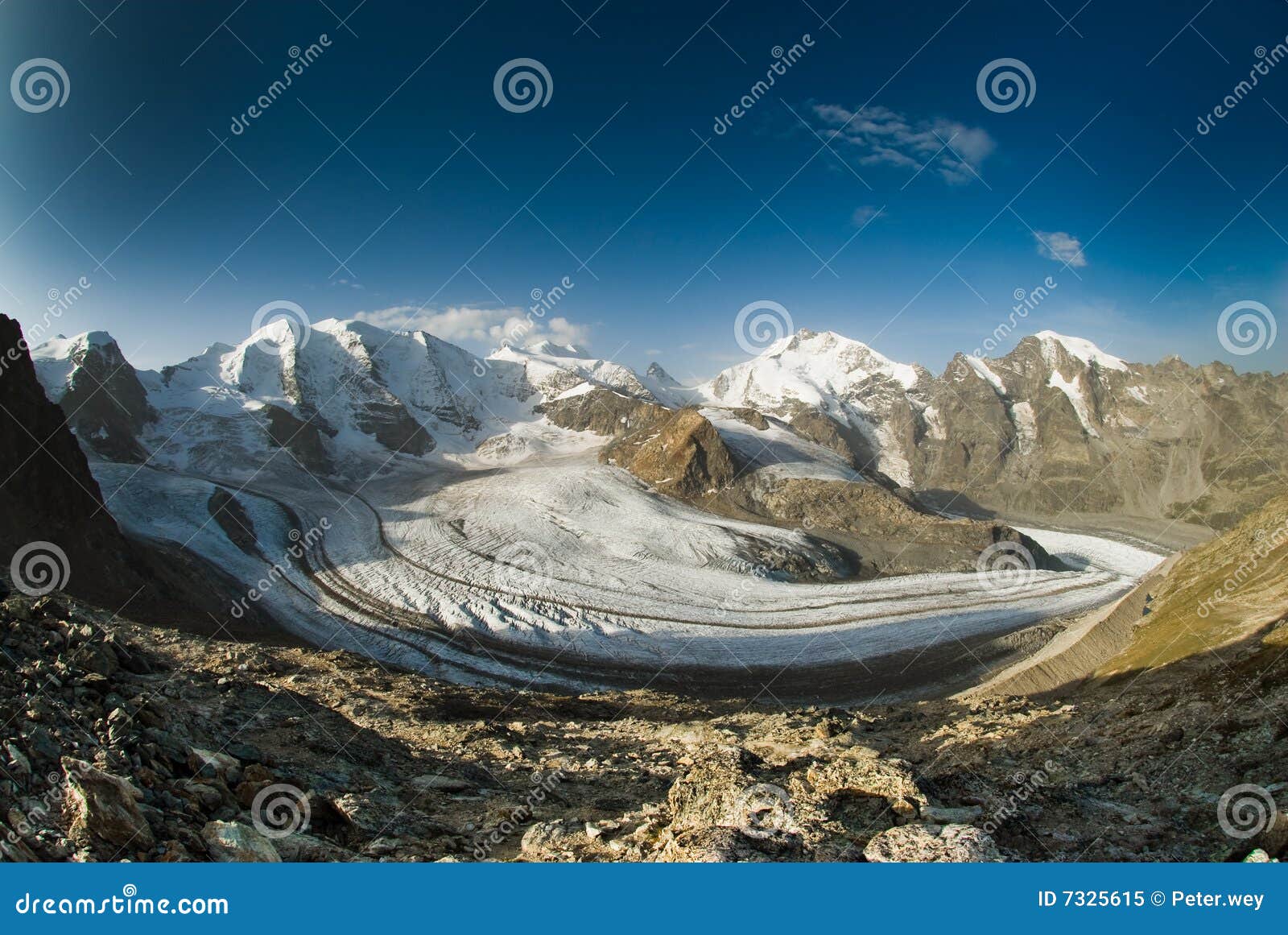 Bernina mountain range stock image. Image of scenery, vista - 7325615