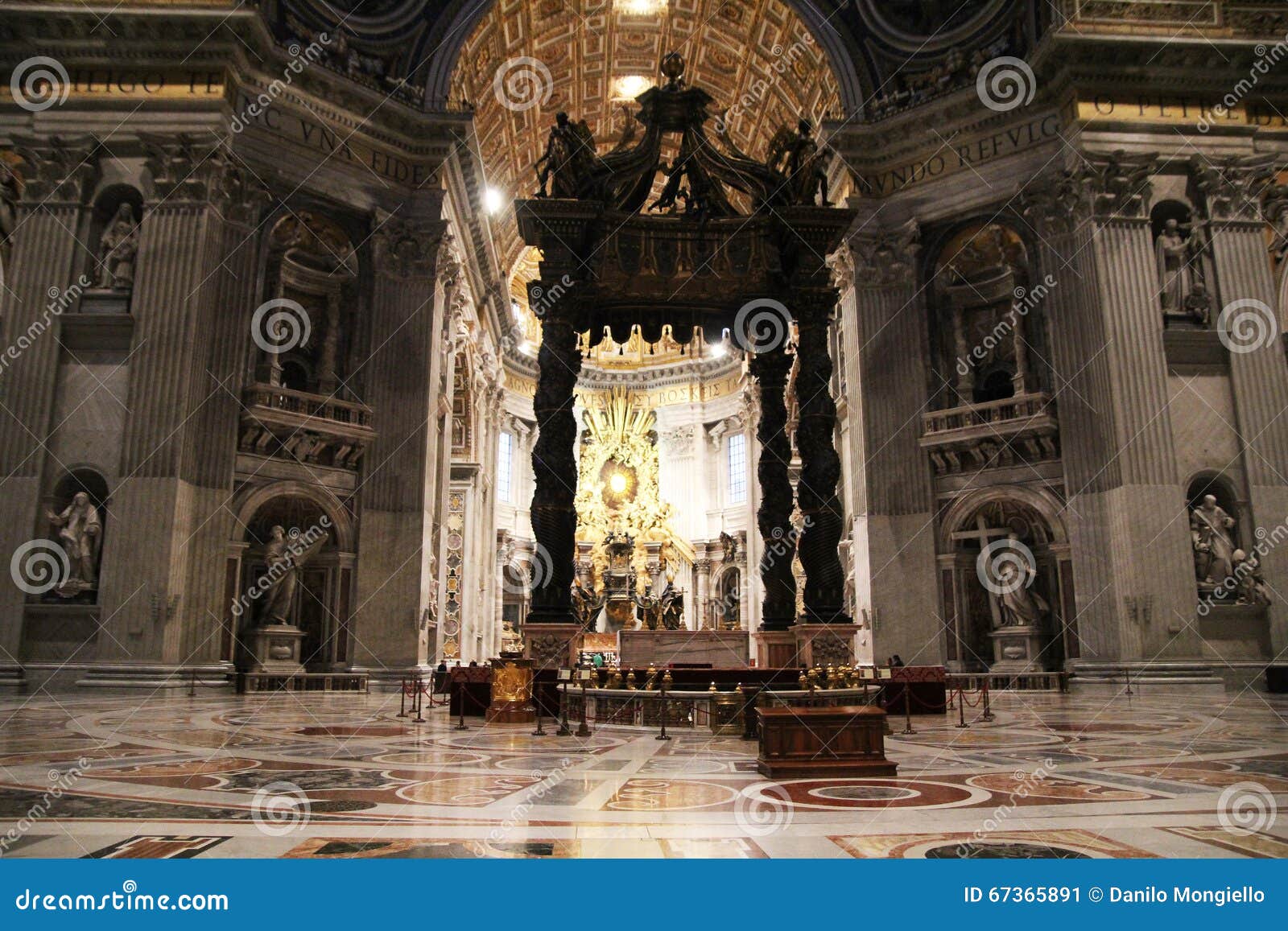 Bernini canopy editorial photo. Image of state, cathedral - 67365891
