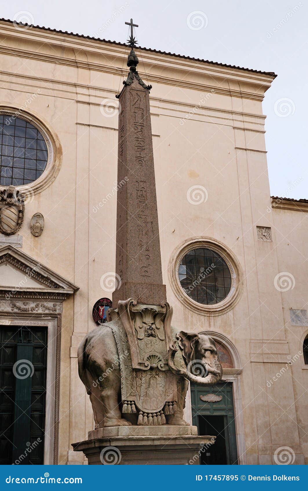 Bernini s Elephant, Rome stock image. Image of italy - 17457895