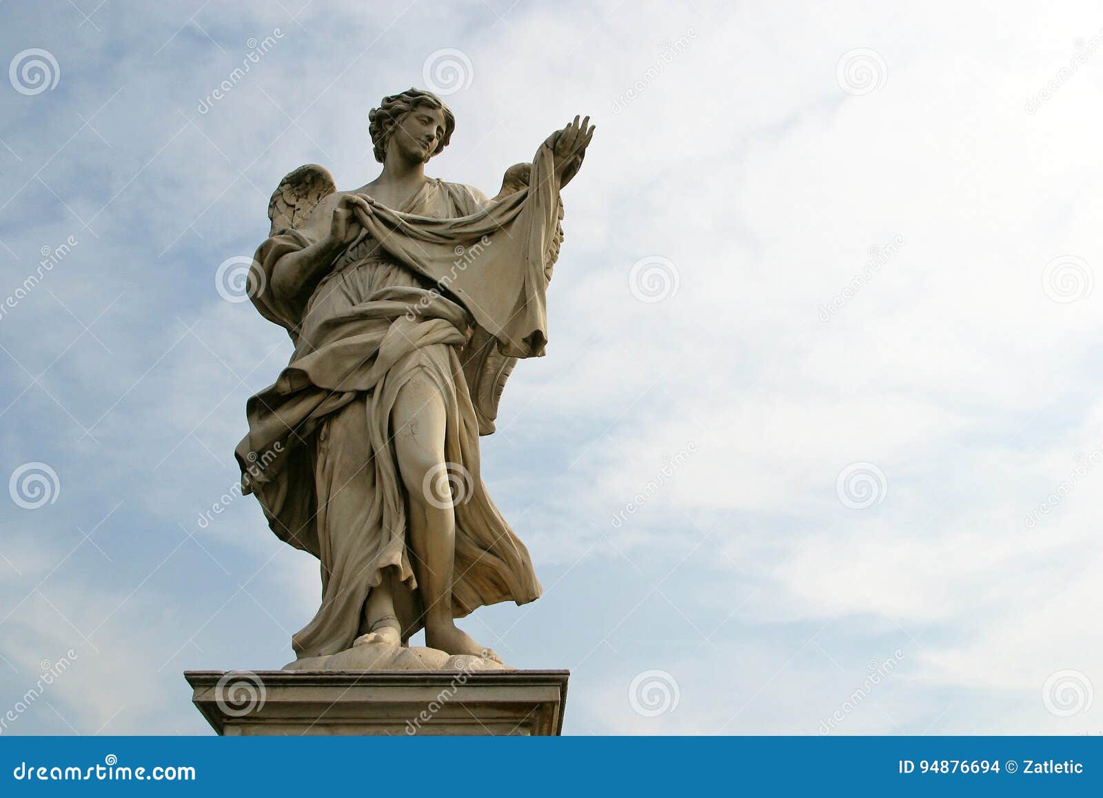 Bernini` S Engel Langs De Heilige Engelenbrug in Rome Redactionele ...