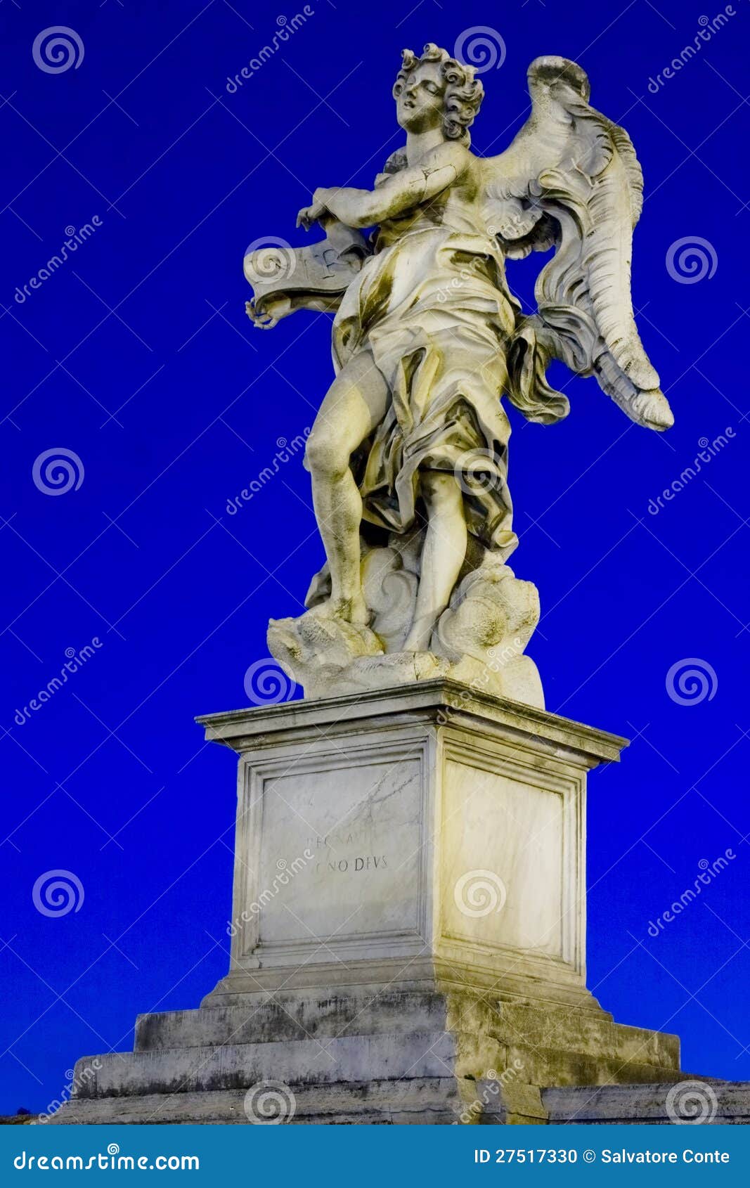 Bernini`s statue of angels stock photo. Image of beautiful - 27517330