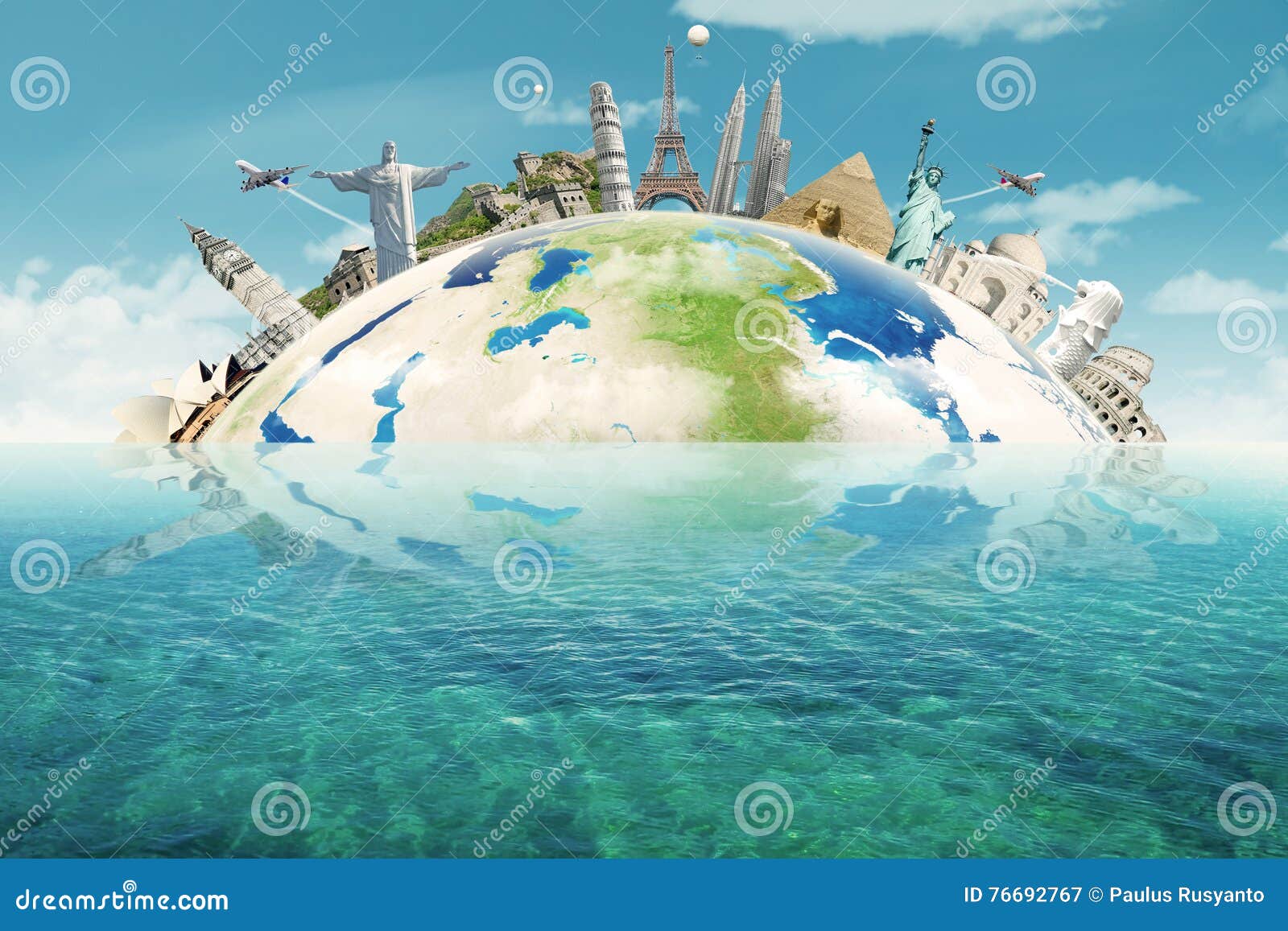 Beroemde Monumenten Van De Wereld Stock Afbeelding - Image of china ...