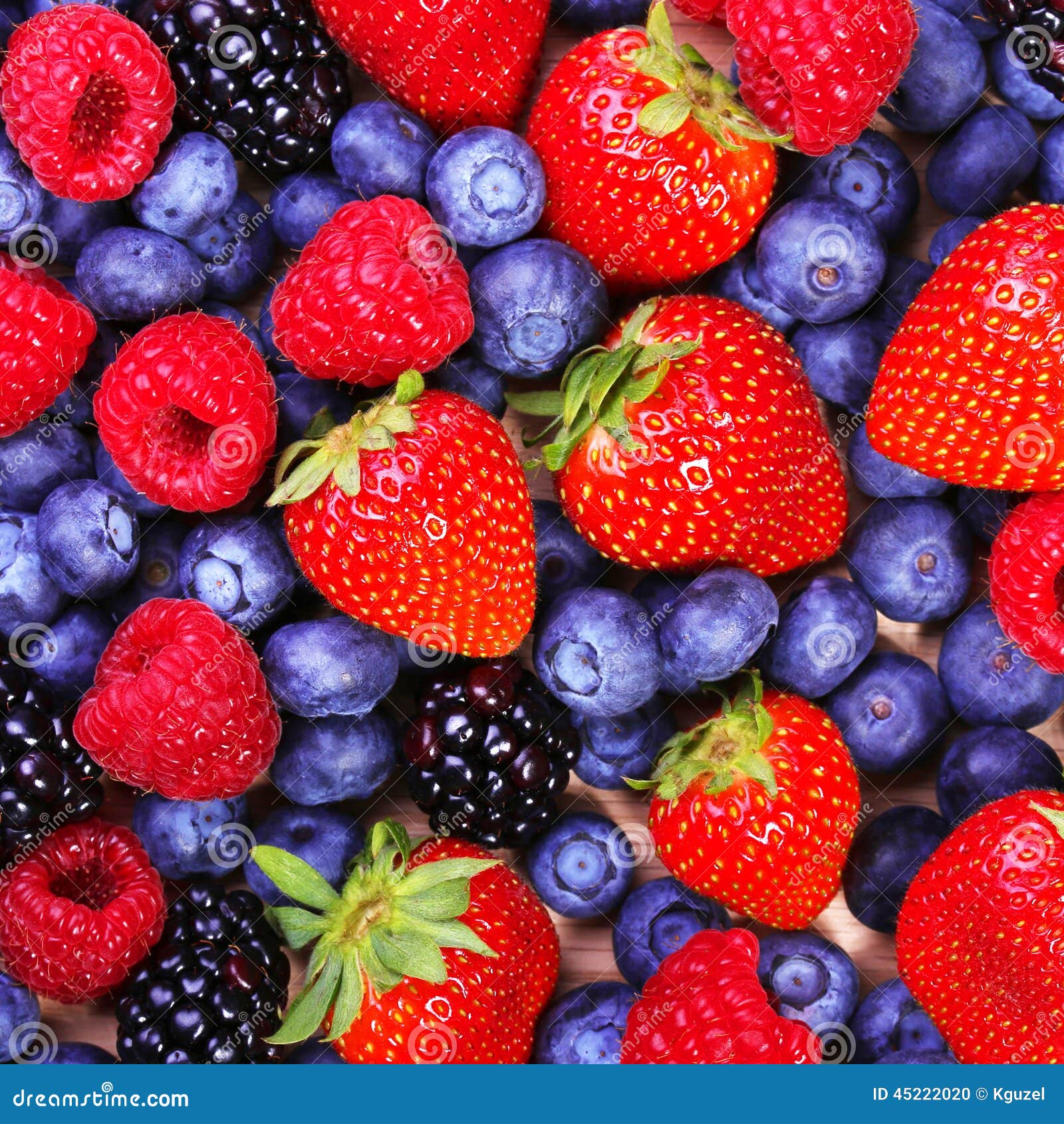 Red Berries On A Background Of Green Leaves Stock Photography ...