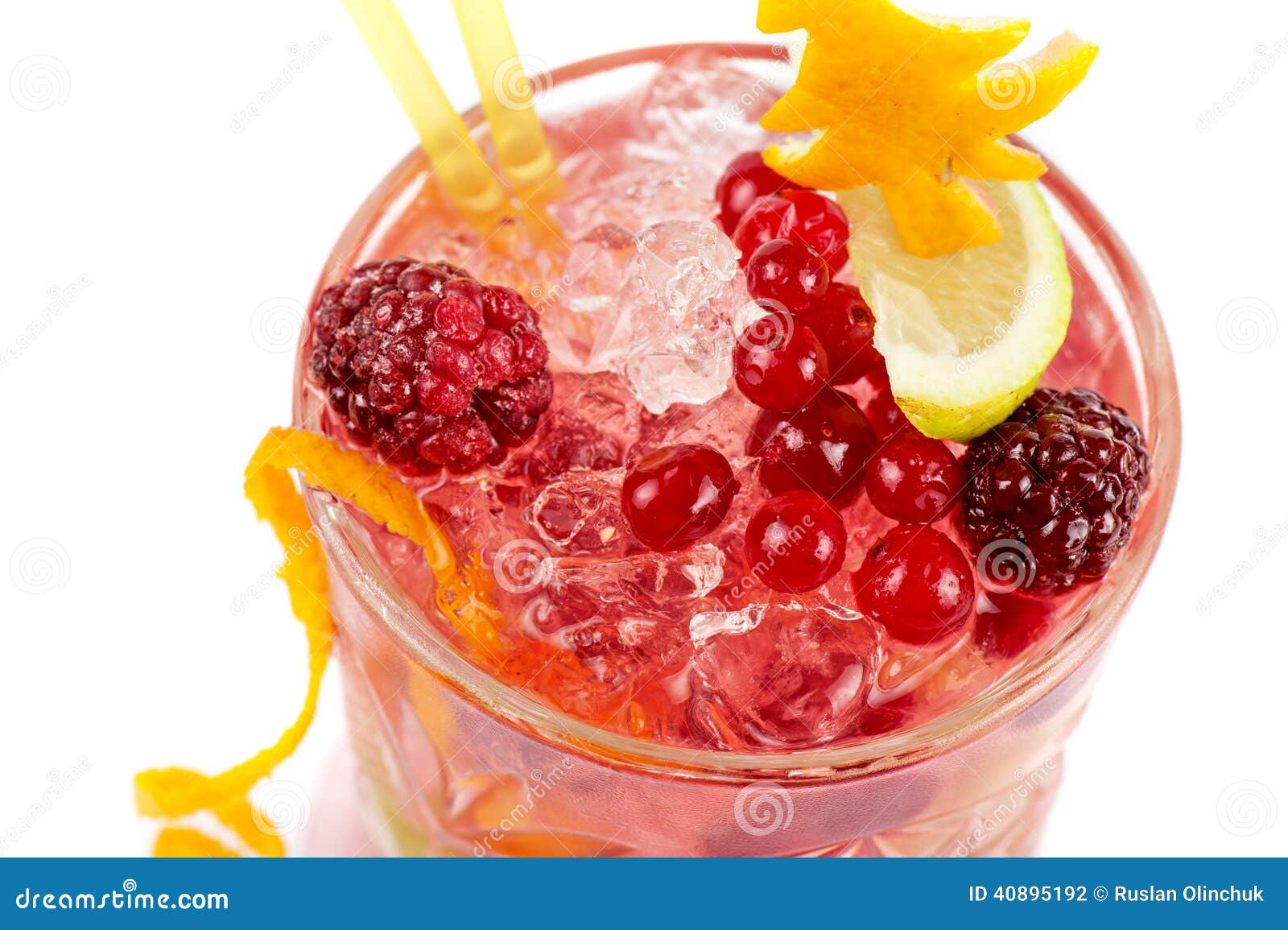 Berries cocktail stock photo. Image of fresh, background - 40895192
