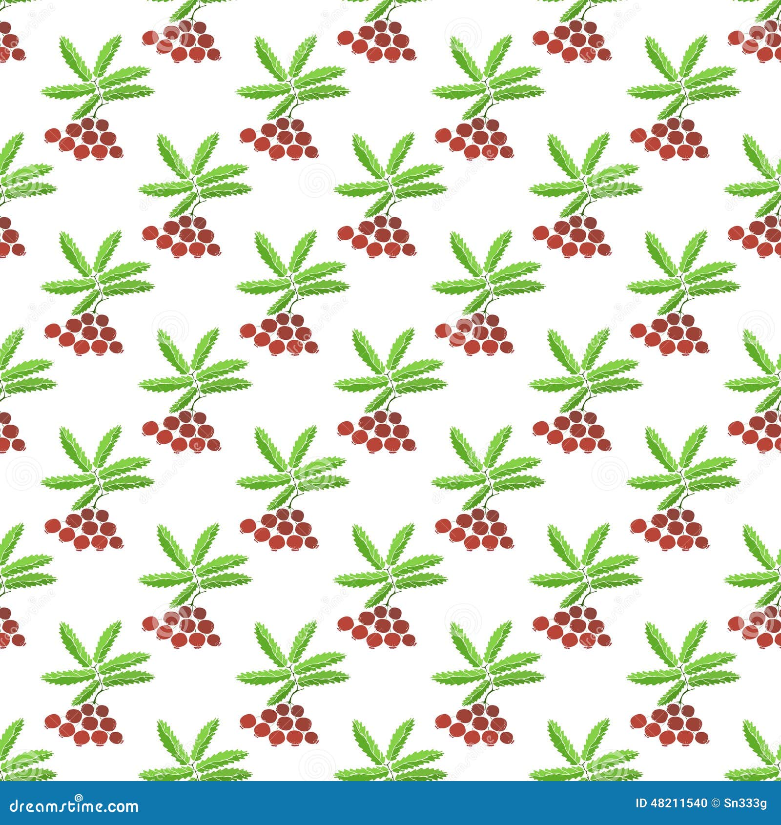 Berries Seamless Pattern - Vector Berry Texture Stock Vector ...