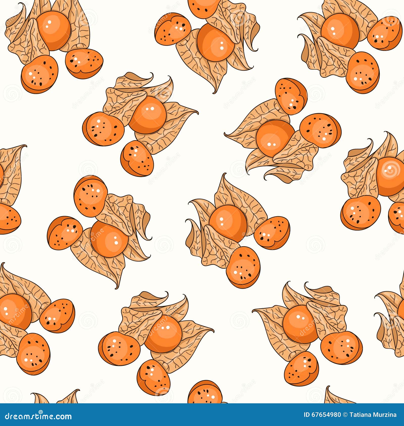 Berries Set Seamless Pattern. Stock Illustration - Illustration of ...