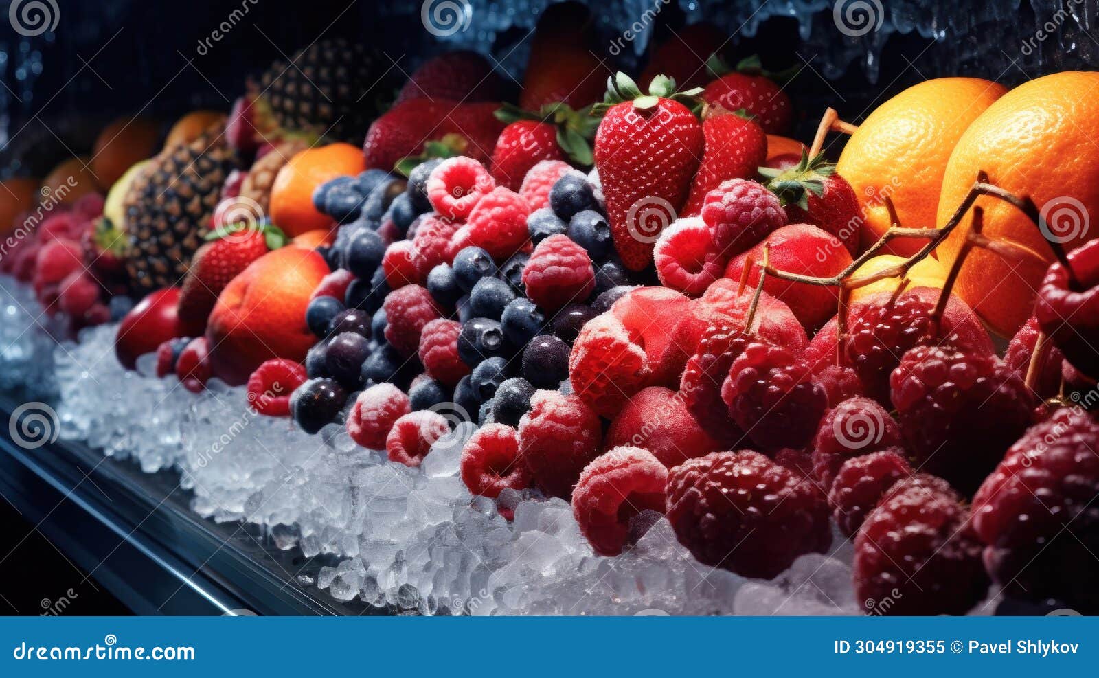 Berries Set Selection at Grocery Store Stock Image - Image of retail, showcase: 304919355