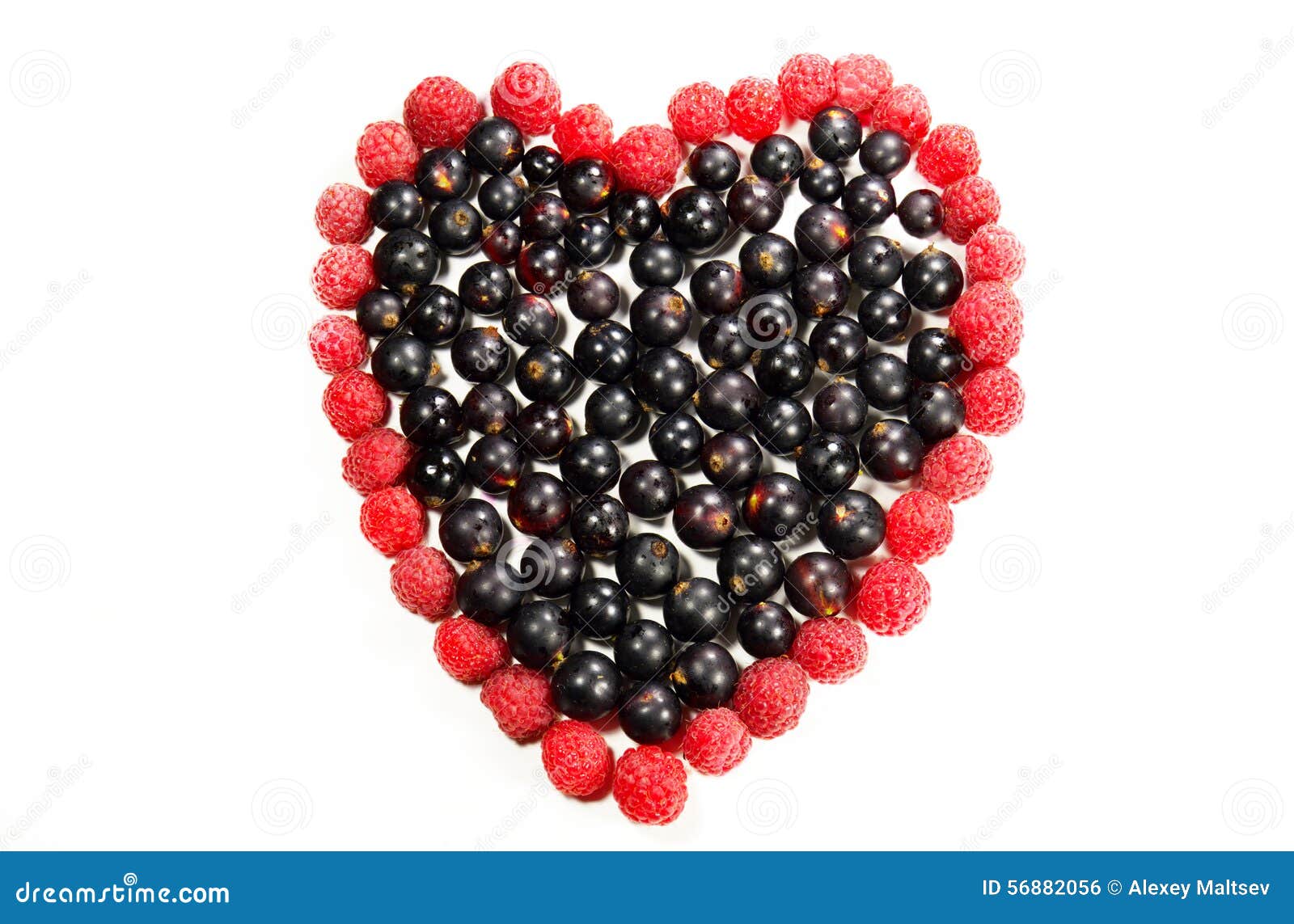 Berries in the Shape of Heart Stock Photo - Image of food, vegetarian ...