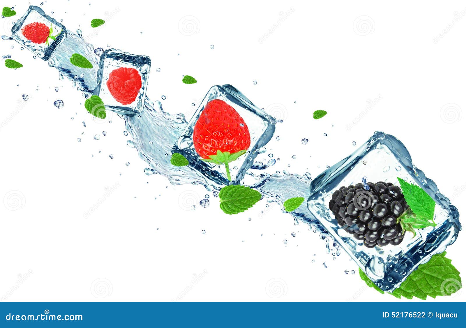 Berries splash stock photo. Image of organic, food, fruit - 52176522