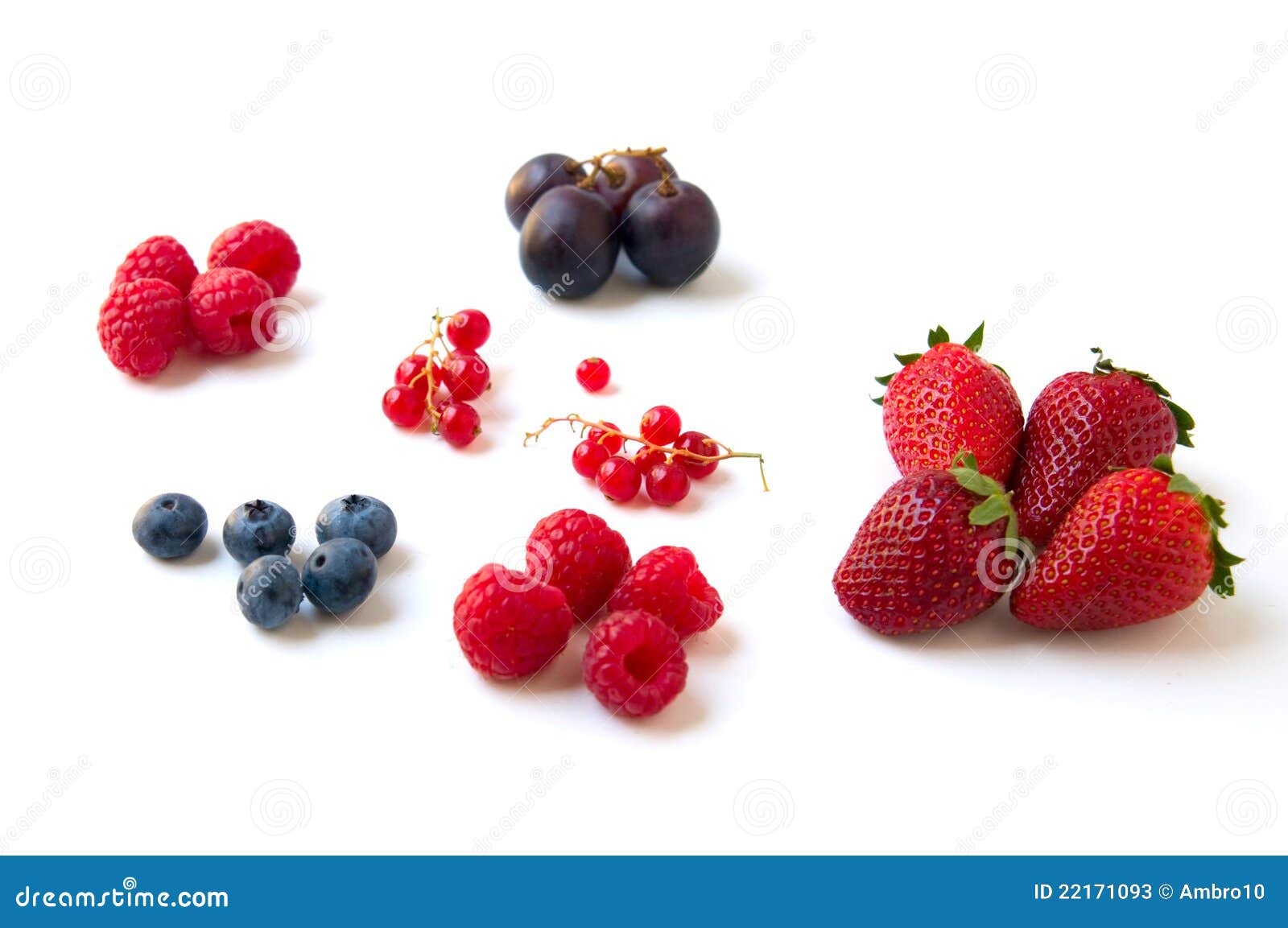 Berries and strawberries stock image. Image of currants - 22171093