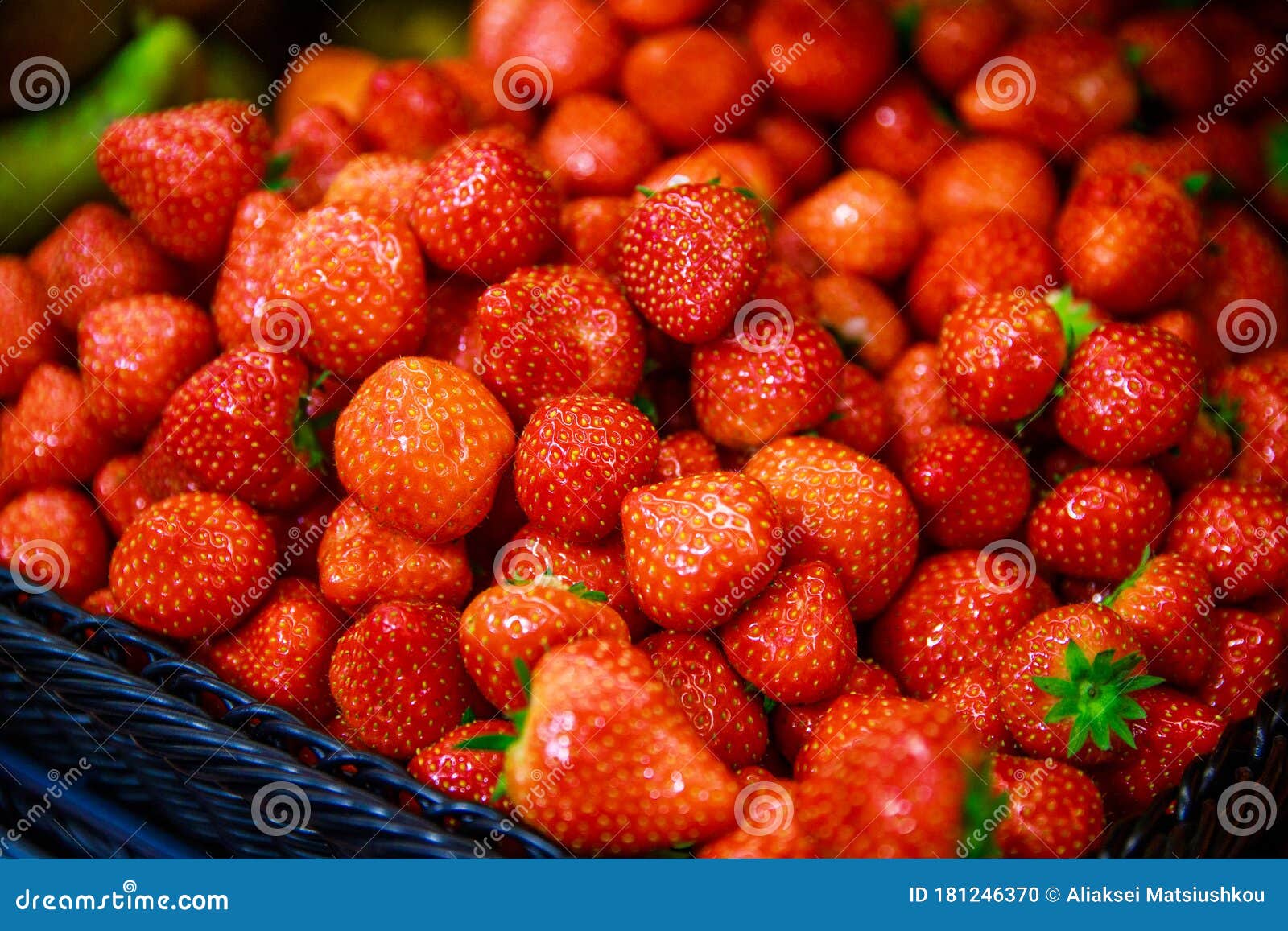 Berries Strawberries in the Store Stock Photo - Image of garden, nature ...