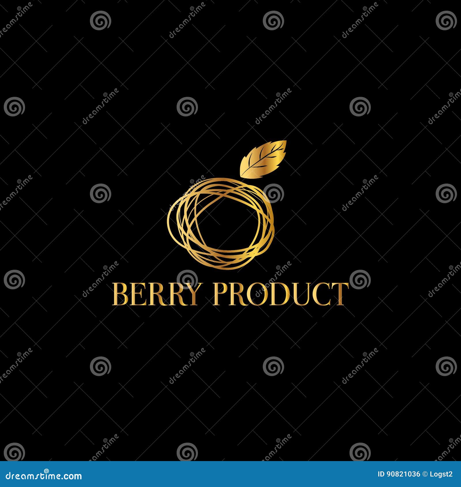 Berries vector logo stock vector. Illustration of juicy - 90821036
